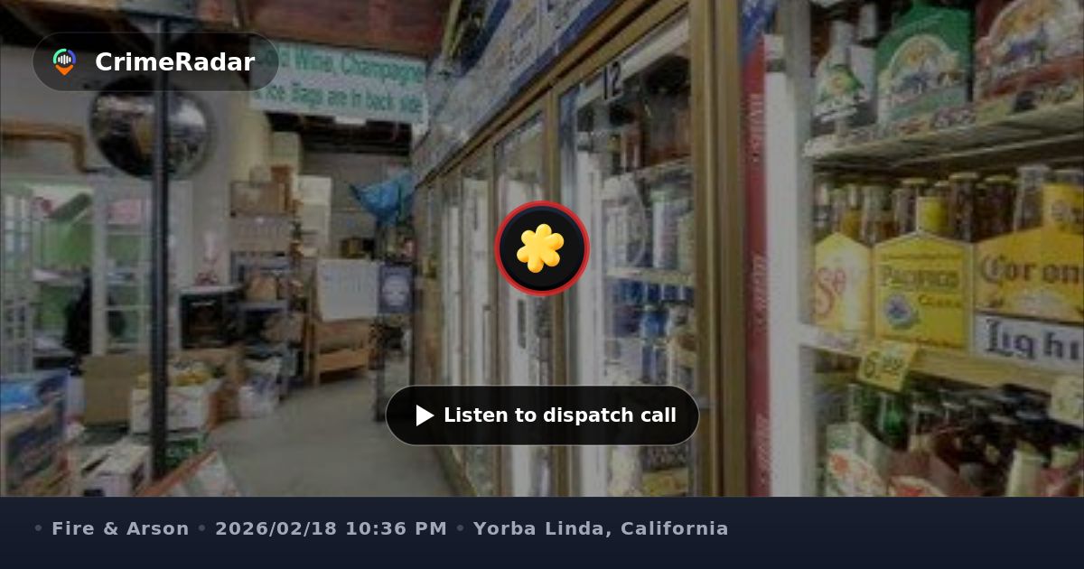 Commercial building fire on Mandarin Lane, Yorba Linda CA | CrimeRadar