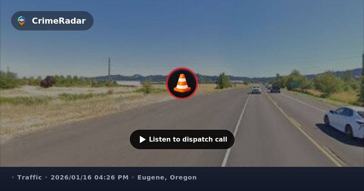 Two‑vehicle crash near Beltline Rd in Eugene, Eugene OR | CrimeRadar