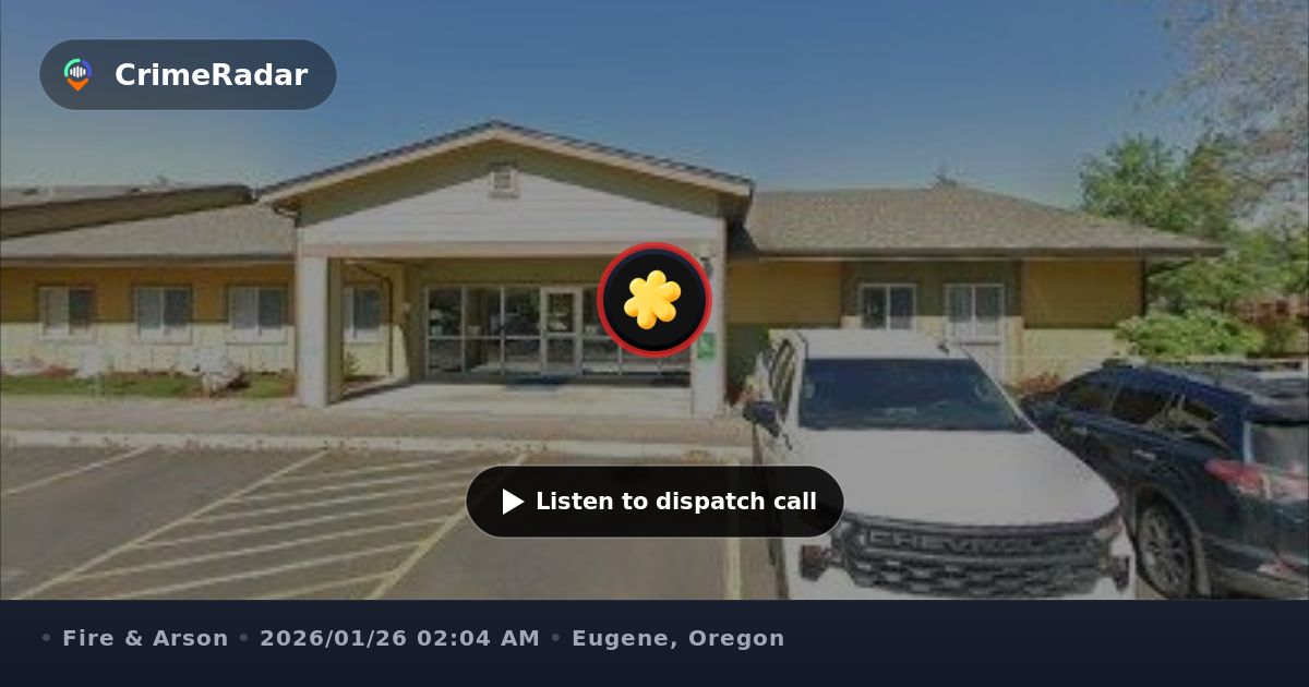 Fire alarm at Spencer View Apartments, Eugene OR | CrimeRadar