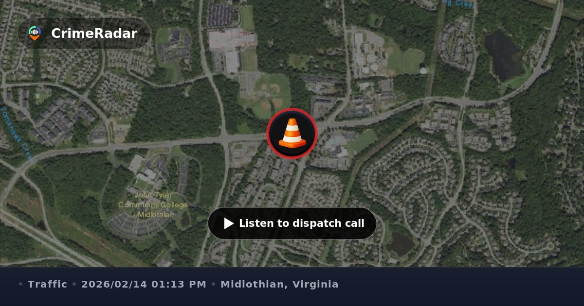 Motorcycle crash with rider ejected in Midlothian, Midlothian VA ...