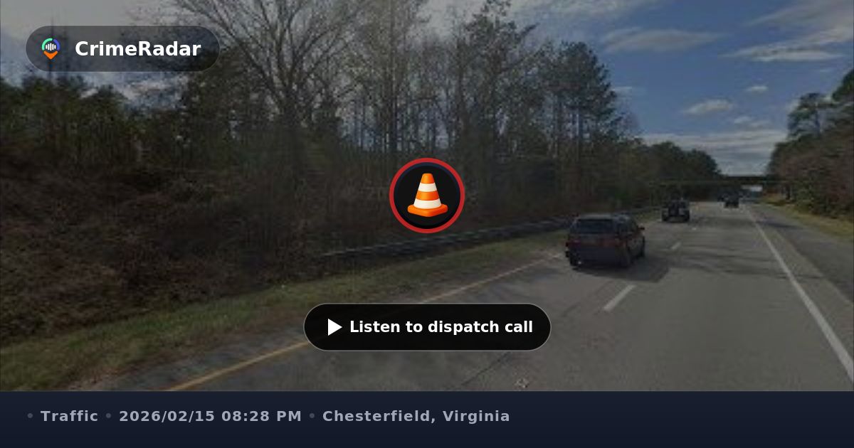 Crash on Route 288 southbound near Chester Road, Chesterfield County VA ...