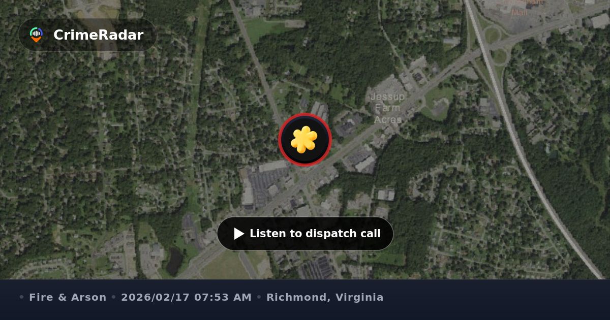 Fire alarm activation on Dell Drive, Richmond VA | CrimeRadar