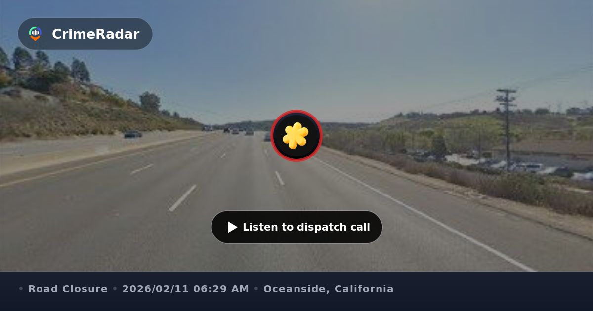 Flooding closes on-ramp on State Route 78, Oceanside CA | CrimeRadar