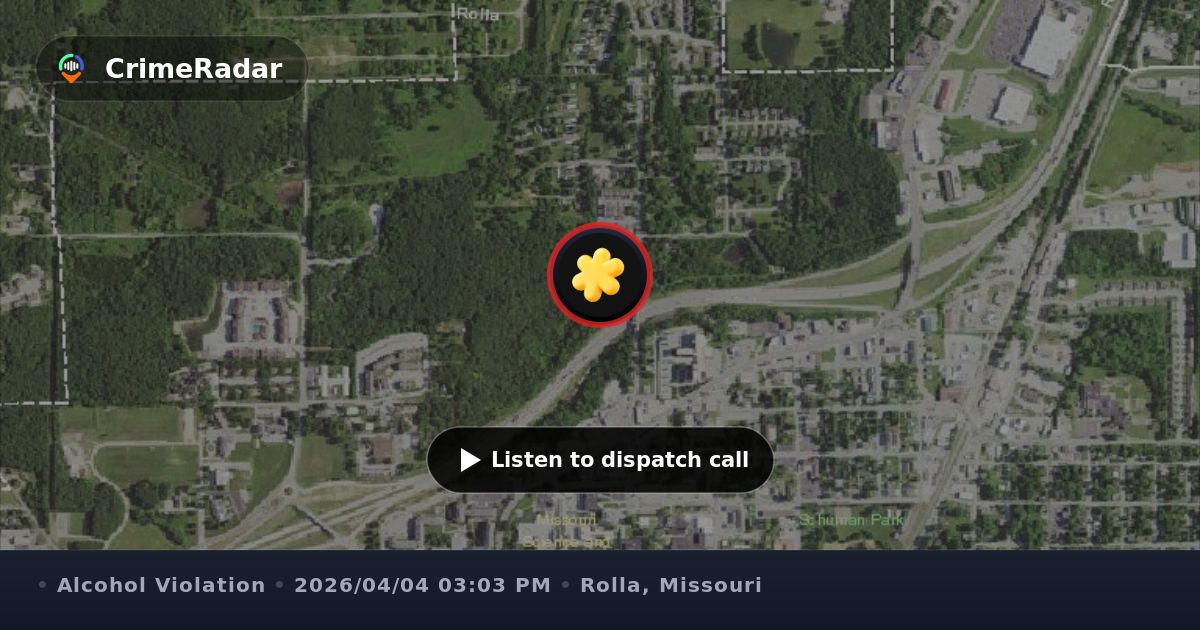 Driver in green Kia reported swerving near roundabout, Rolla MO ...