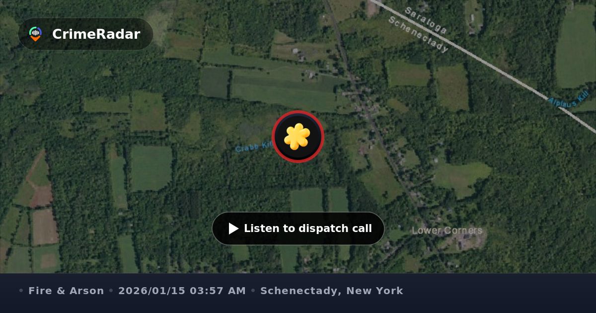 Fire crews respond to call near Wolf Hollow Rd, Schenectady NY | CrimeRadar