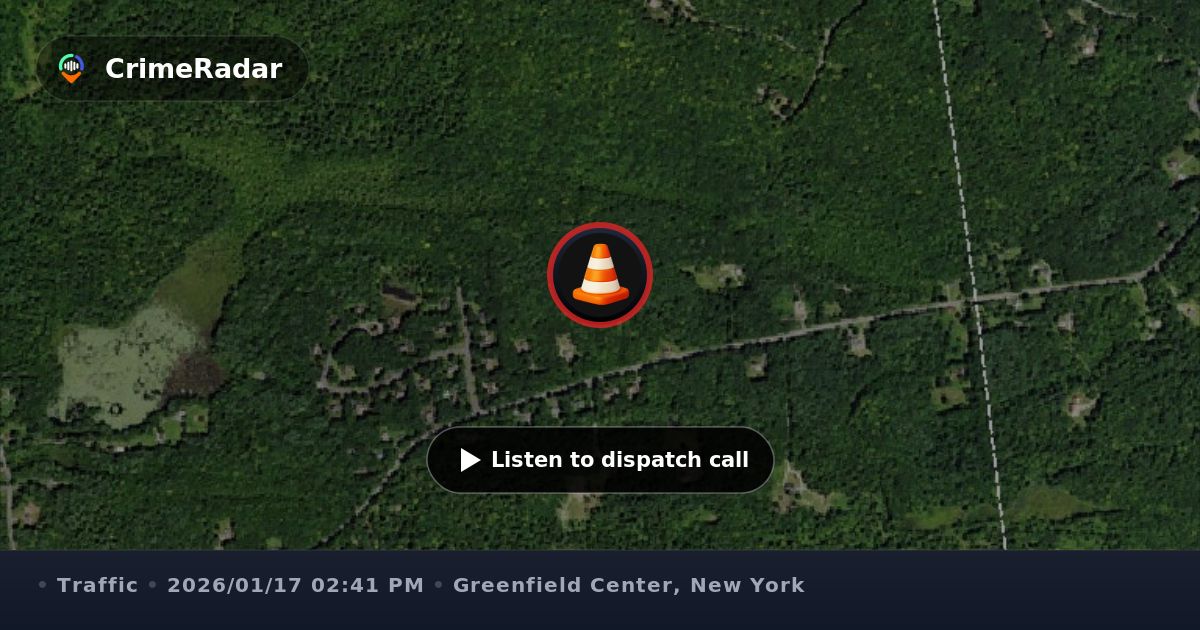 Apparent traffic crash near Wilton Road, Greenfield Center NY | CrimeRadar