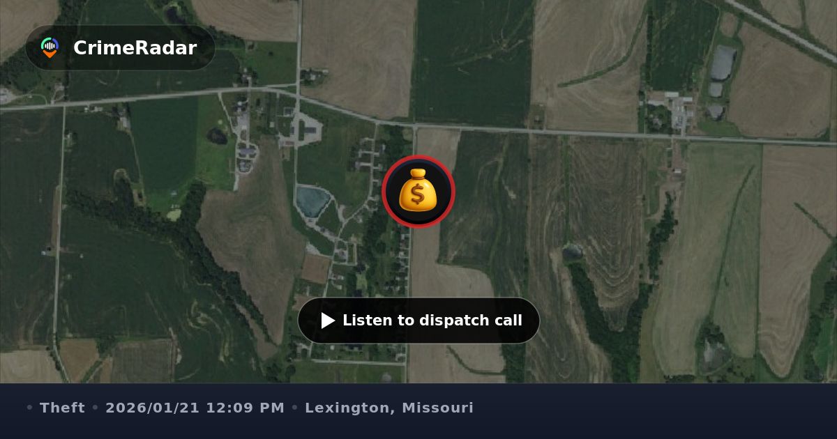 Property theft reported near East Lake Dr, Lexington MO | CrimeRadar