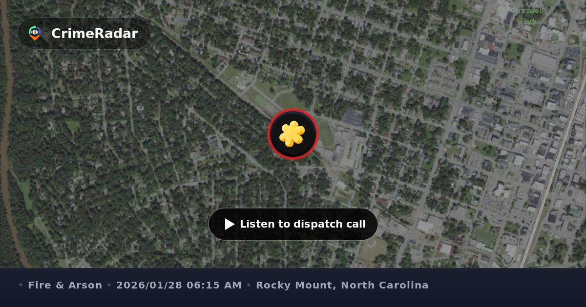 False fire alarm near Burton St in Rocky Mount, Rocky Mount NC | CrimeRadar