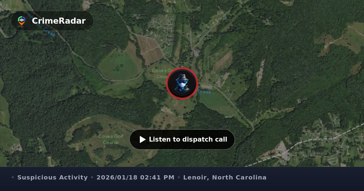 Deputies check on suspicious car near Fleming Chapel Rd, Lenoir NC ...