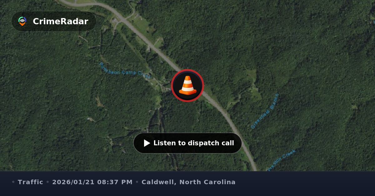 Trooper clears vehicle crash near Waterfalls Rd, Caldwell County NC ...