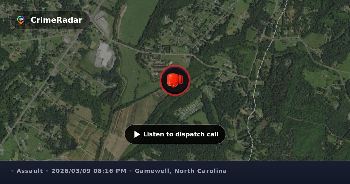 Assault reported on Sleepy Hollow Road, Gamewell NC | CrimeRadar