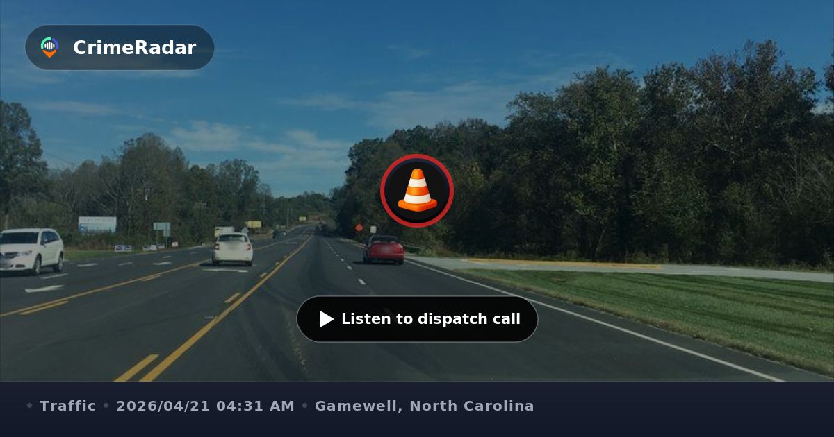 Two-vehicle crash with injuries at Highway 18, Gamewell NC | CrimeRadar