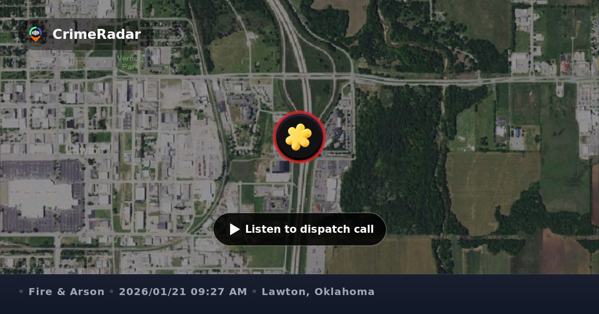 Fire crew investigates possible alarm near Interstate Dr, Lawton OK ...