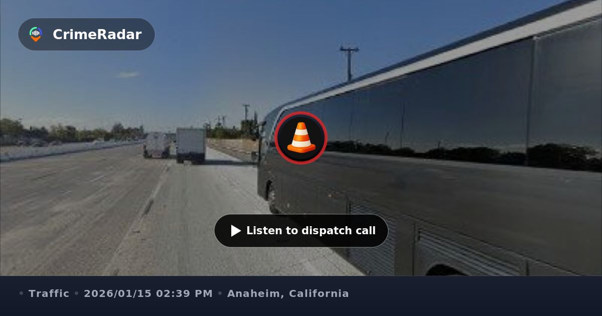 CHP and fire units handle freeway ramp incident, Anaheim CA | CrimeRadar