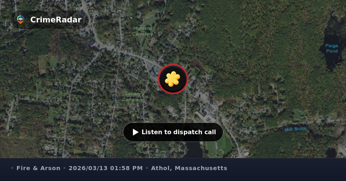 Fire alarm on Euclid Street caused by faulty detector, Athol MA ...