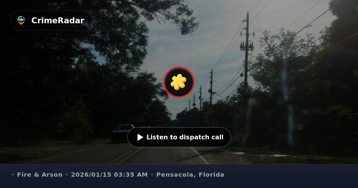 Fire alarm triggered near East Olive Road apartments, Pensacola FL ...