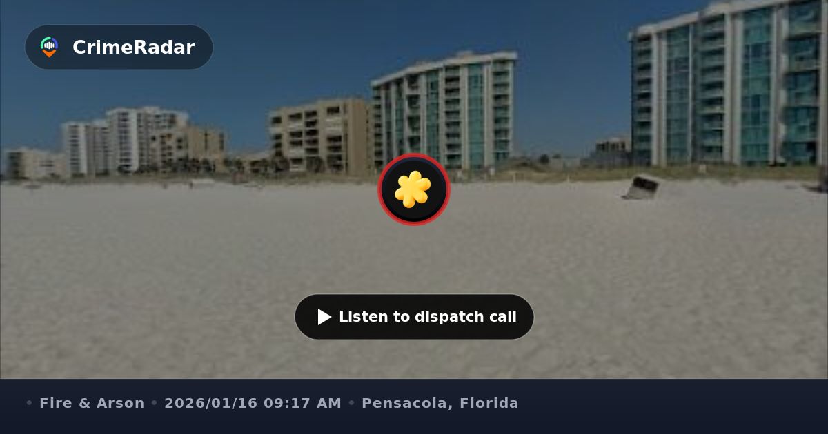 Crews respond to condo fire alarm near Perdido Key Dr, Pensacola FL ...