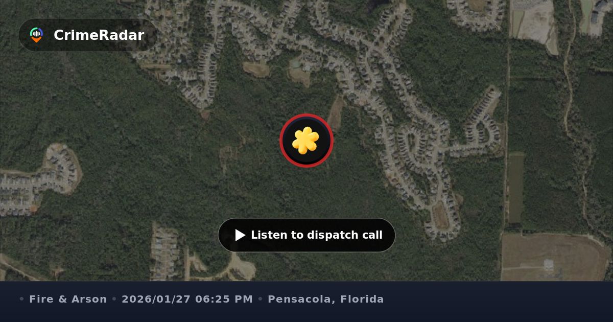 Fire alarm activated on Secretariat Way, Pensacola FL | CrimeRadar
