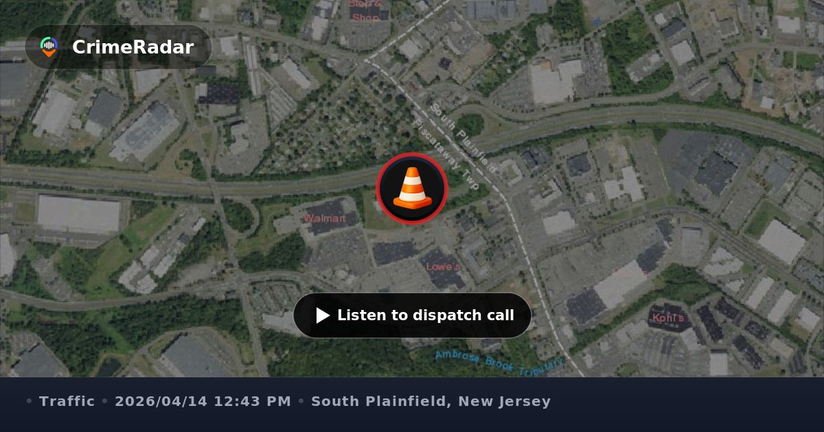 Multi‑vehicle crash on I-287 north ramp, no injuries, South Plainfield ...