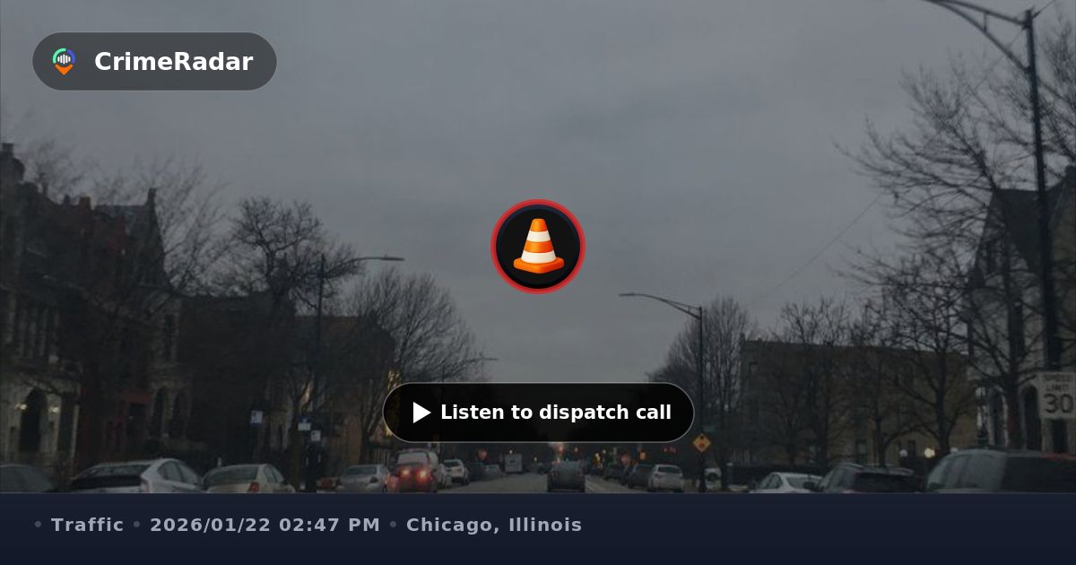 Vehicle flees traffic stop near Washington Blvd, Chicago IL | CrimeRadar