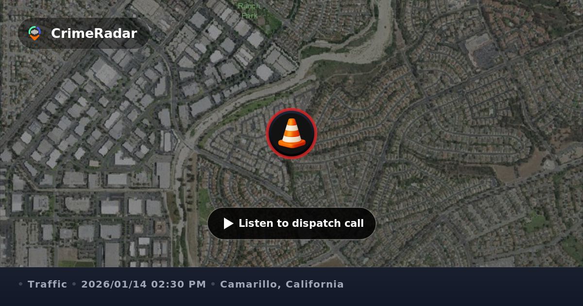 Minor collision near Santa Rosa Road in Camarillo, Camarillo CA ...