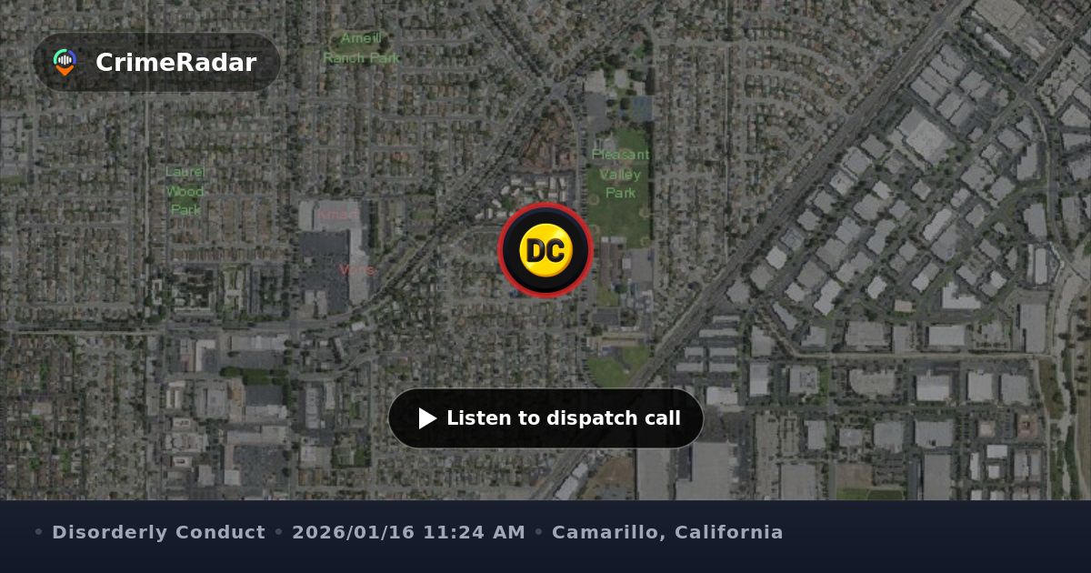 Deputies respond to disturbance near Mission Oaks, Camarillo CA ...