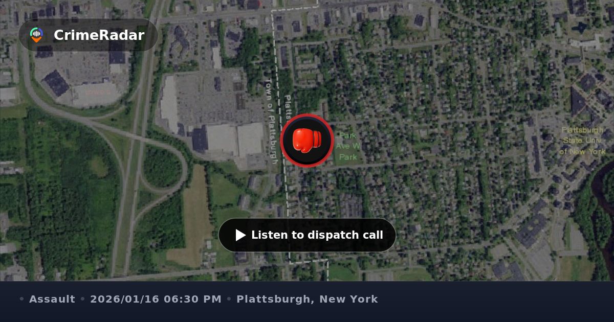 Possible harassment complaint on Ampersand Dr, Plattsburgh NY | CrimeRadar