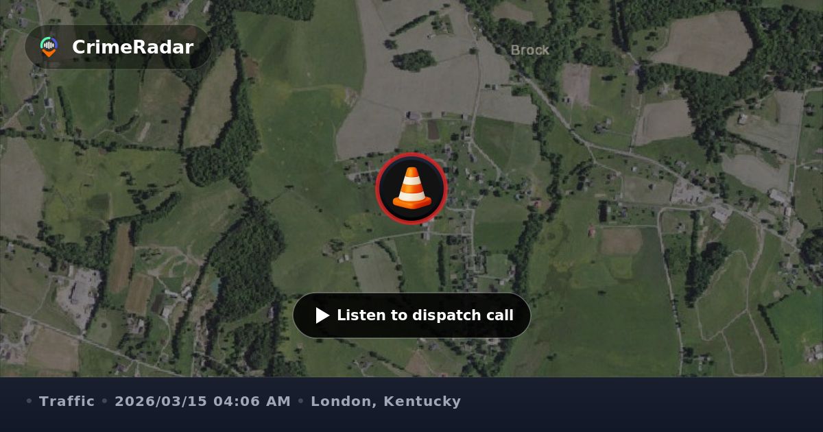 Single-vehicle crash causes head injury, London KY | CrimeRadar