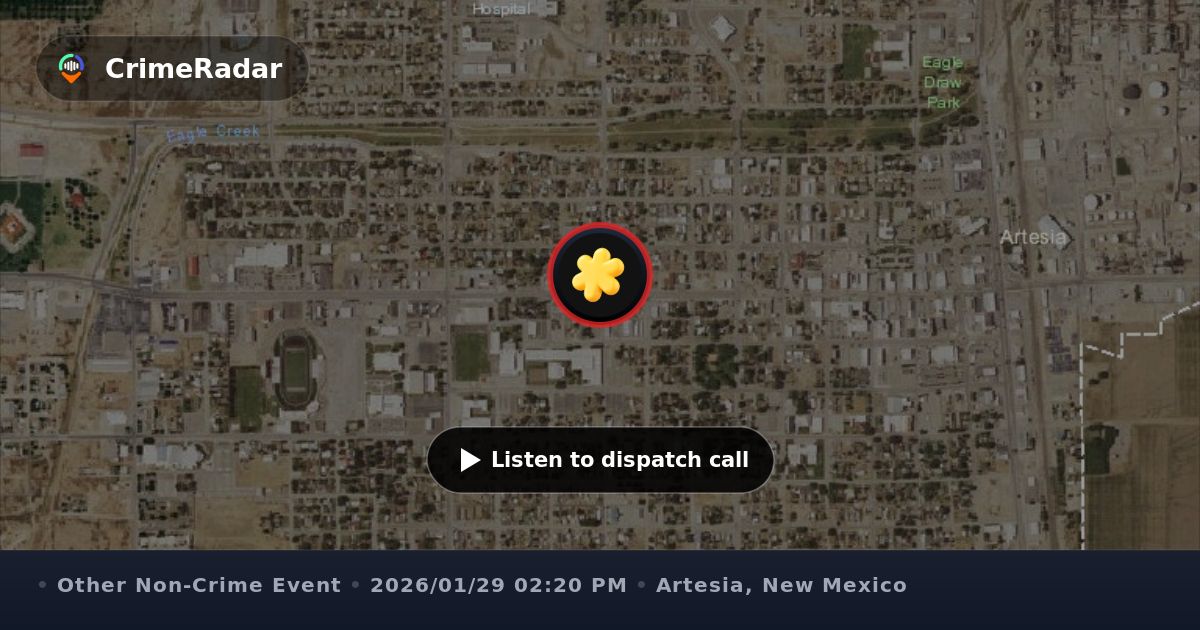 Animal control checks on dog welfare near S 10th St, Artesia NM ...