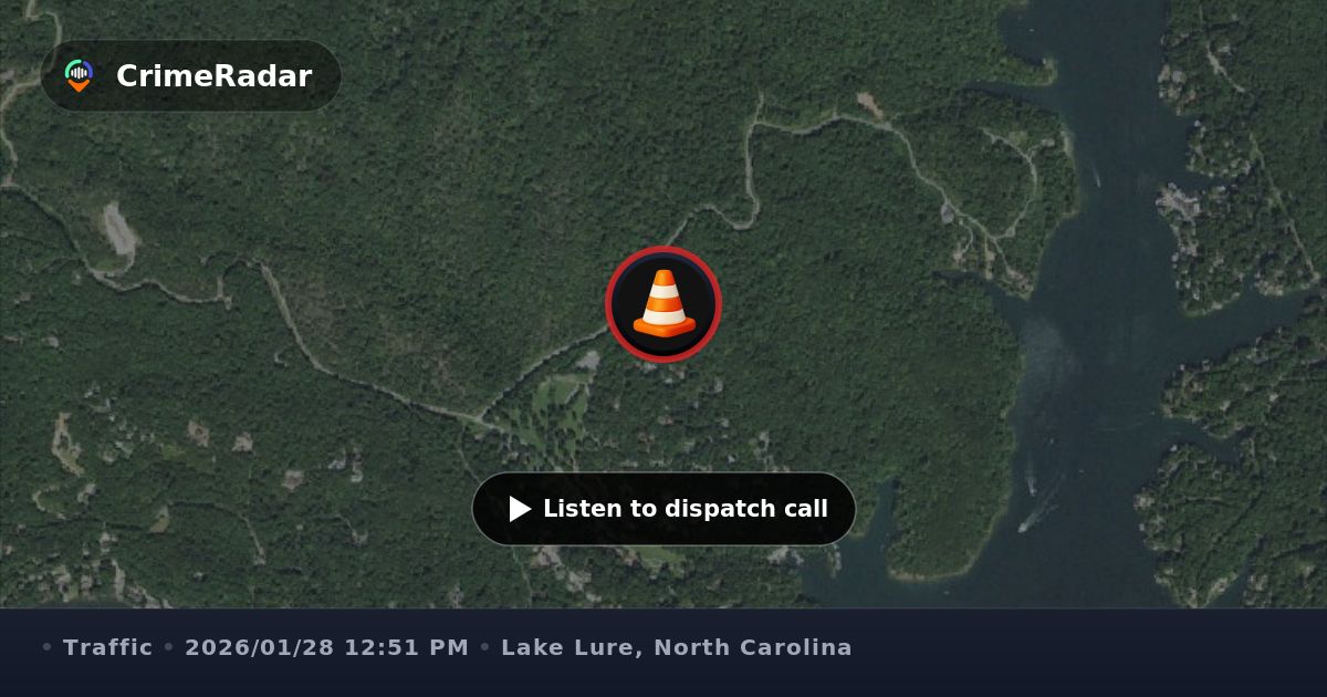 Vehicle crash reported along Blackberry Trail, Lake Lure NC | CrimeRadar