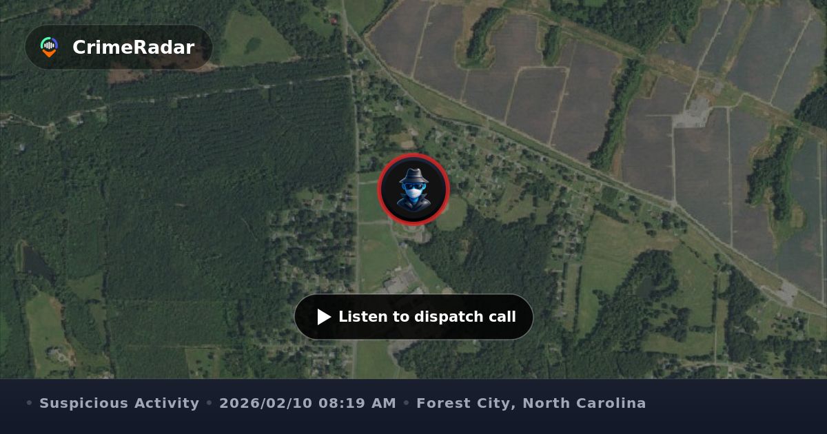 Officers unable to locate reported vehicle, Forest City NC | CrimeRadar