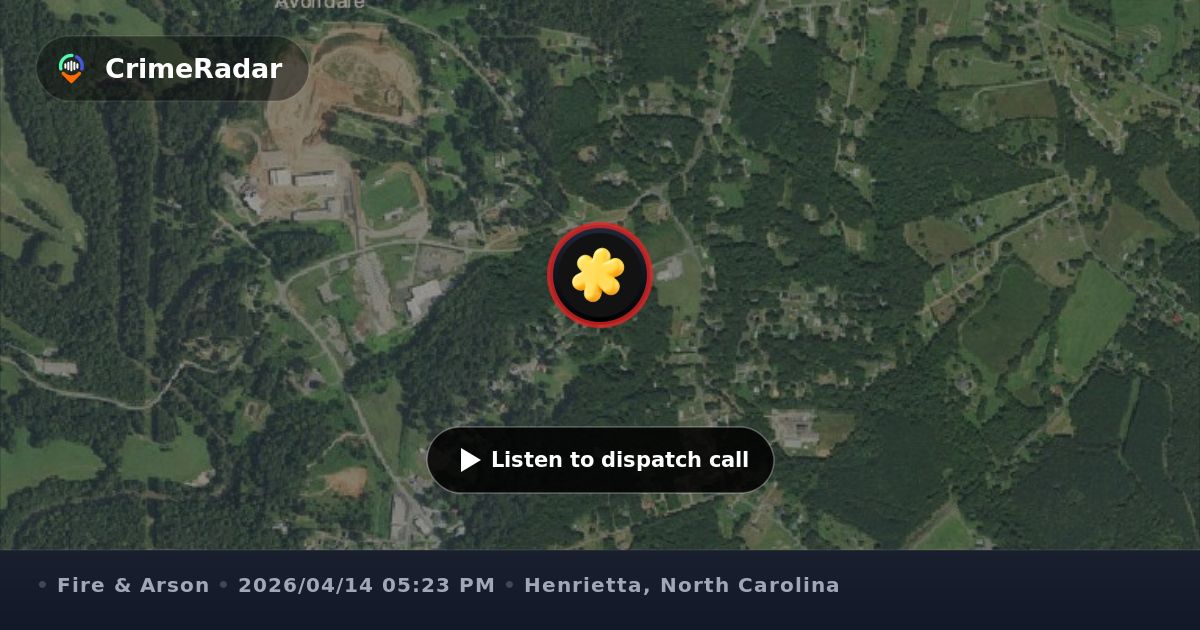 Fire investigation near Harris Henrietta Road, Henrietta NC | CrimeRadar