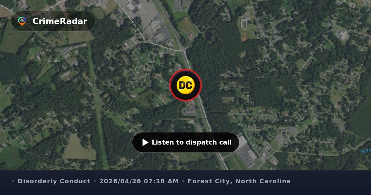 Man yelling at woman near car at Ingalls store, Forest City NC | CrimeRadar