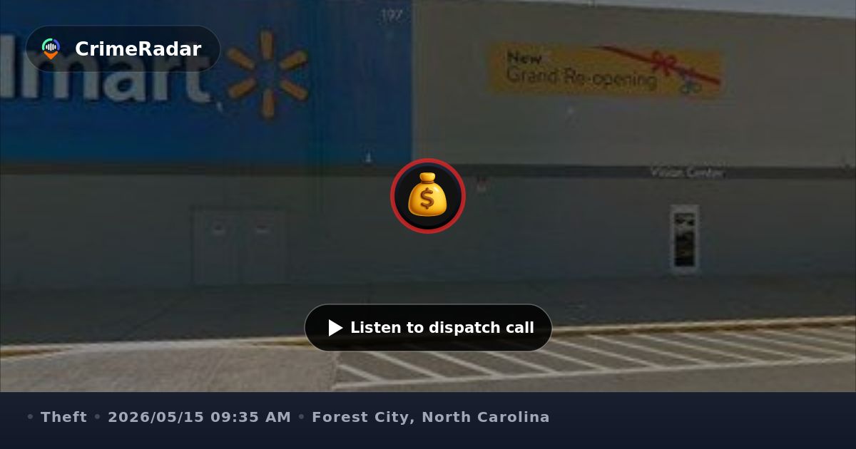 Shoplifting suspect detained at Forest City Walmart, Forest City NC ...