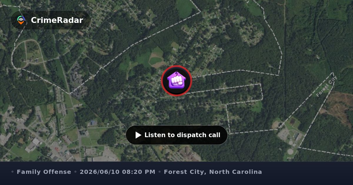 Man reports assault in domestic dispute at home, Forest City NC ...