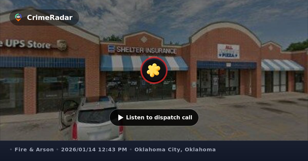 Fire crew checks CO alarm near Revesi Road, Oklahoma City OK | CrimeRadar