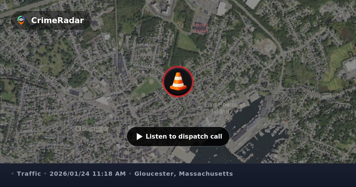 Dog runs near moving SUV on Harbor Loop, Gloucester MA | CrimeRadar
