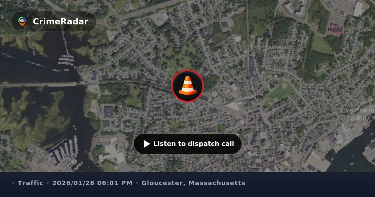 Minor crash involving dump truck near Railroad Ave, Gloucester MA ...