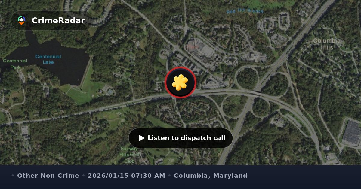 Deputies assist with eviction near Columbia Rd, Columbia MD | CrimeRadar