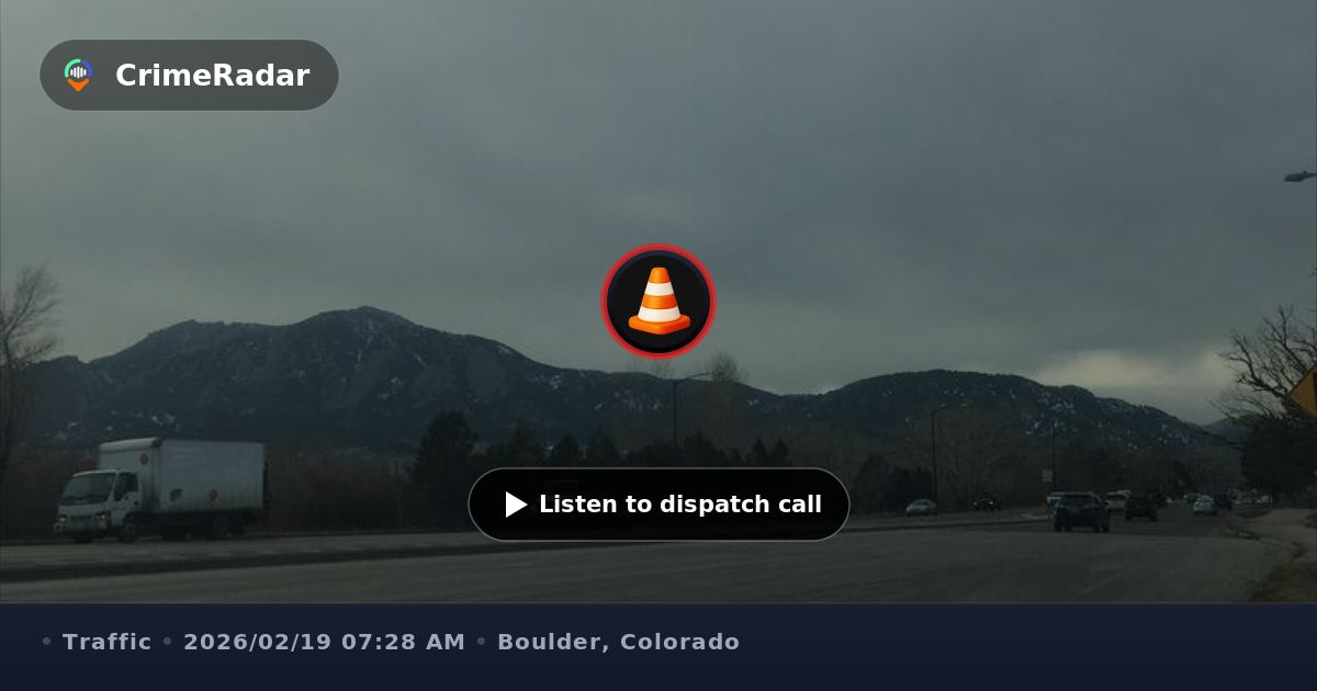 Two-car crash with whiplash injury in Boulder, Boulder CO | CrimeRadar