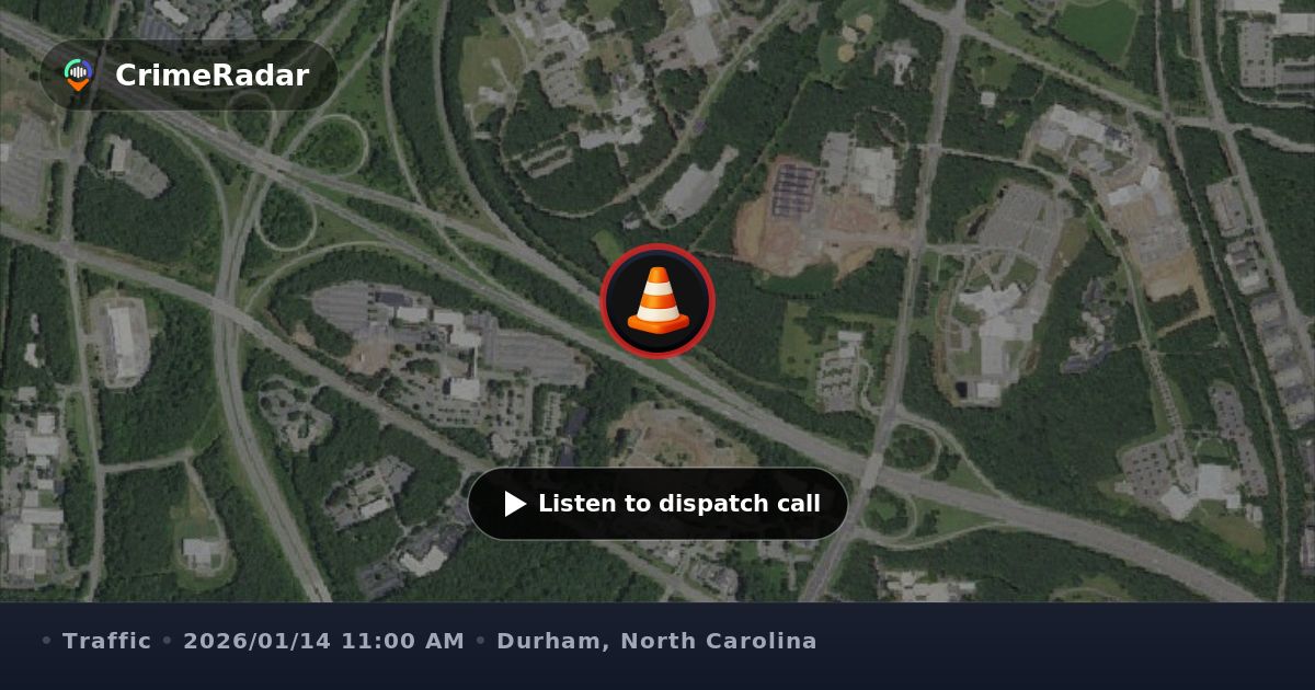 Possible vehicle crash near NC 54 and Davis Dr, Durham County NC ...