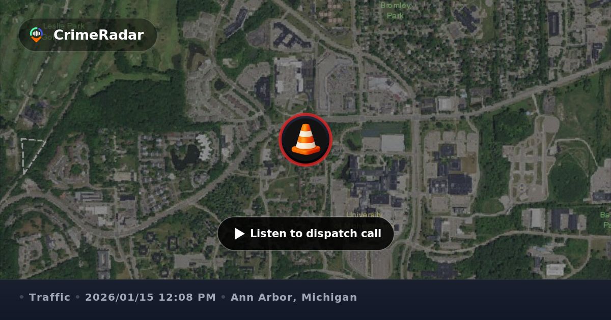 Vehicle blocking Plymouth exit ramp, Ann Arbor MI | CrimeRadar