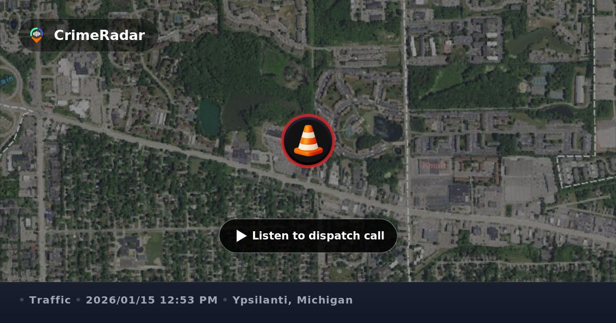 Crash near Washtenaw Ave leaves one person hurt, Ypsilanti MI | CrimeRadar