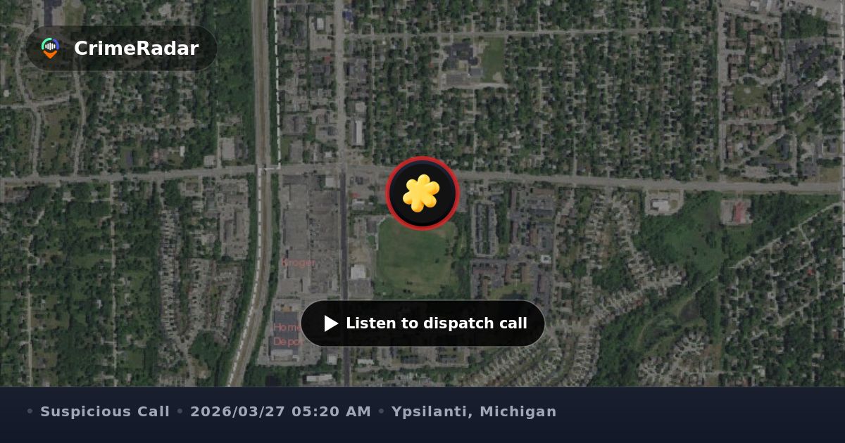 Officers check 911 hang-up at apartment complex, Ypsilanti MI | CrimeRadar