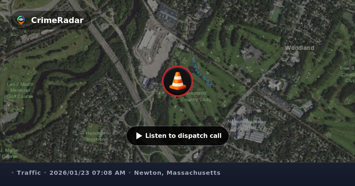 Hit and run reported near Beacon and Washington St, Newton MA | CrimeRadar
