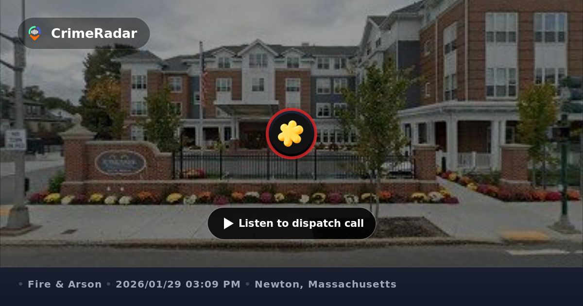 Alarm activation prompts response near Washington St, Newton MA ...