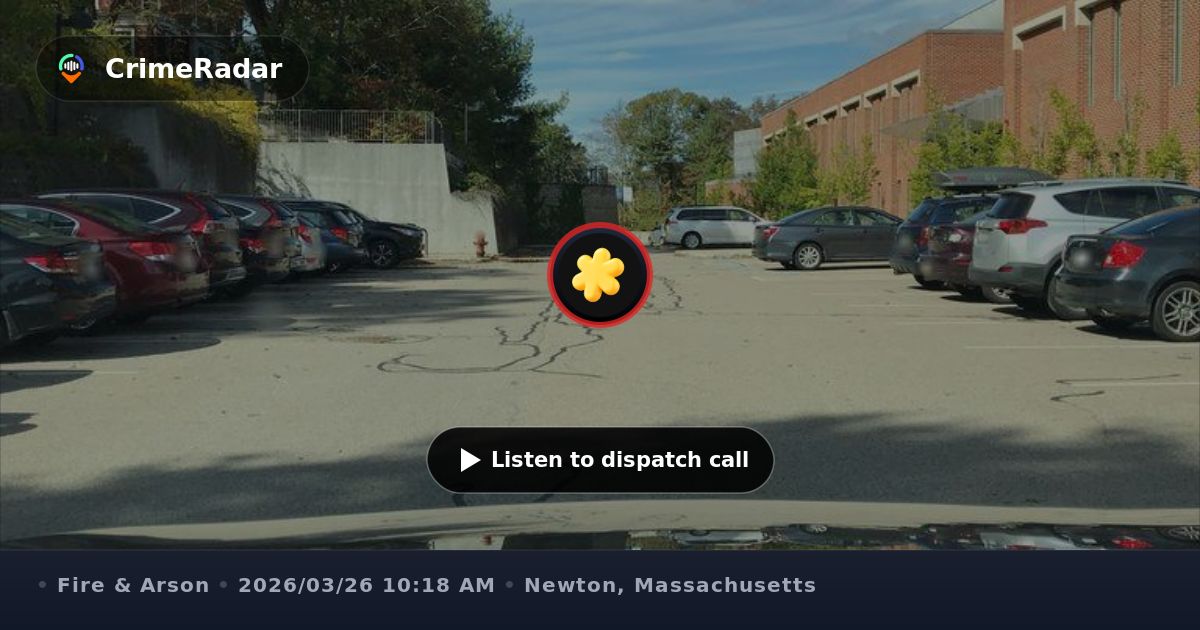 Fire alarm reset at Science Circle campus building, Newton MA | CrimeRadar