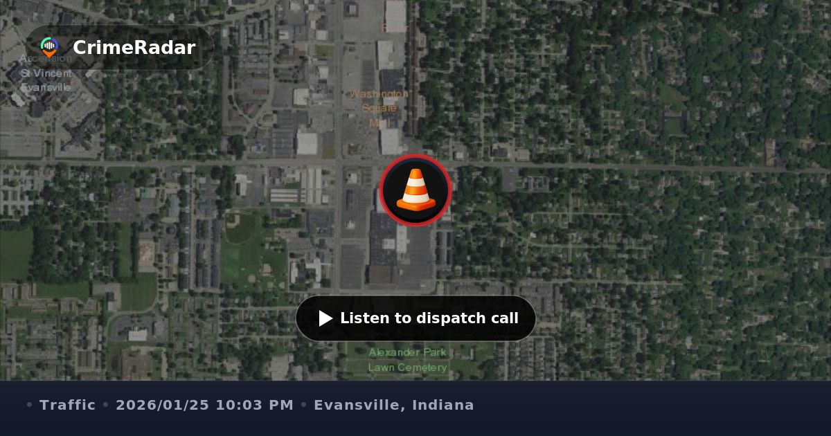 Traffic hazard handled near Monroe and Green River, Evansville IN ...