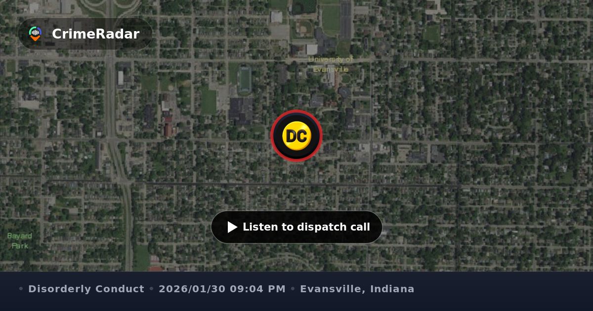 Officers respond to loud music complaint on Washington Ave, Evansville ...