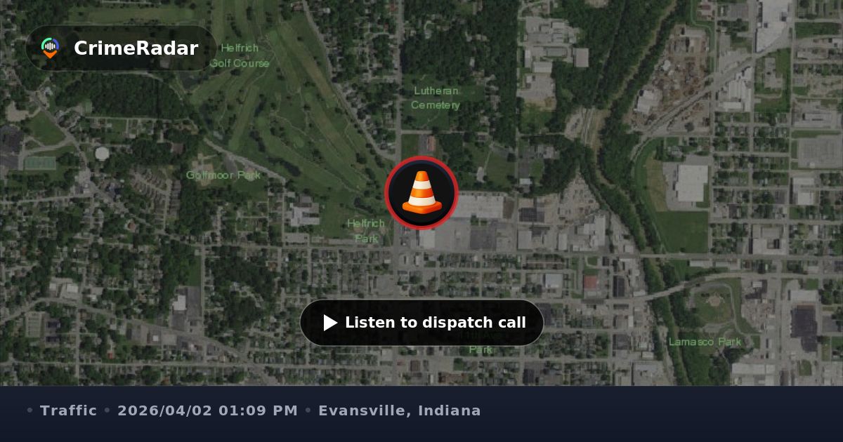 Two-vehicle property damage crash on Hess Avenue, Evansville IN ...